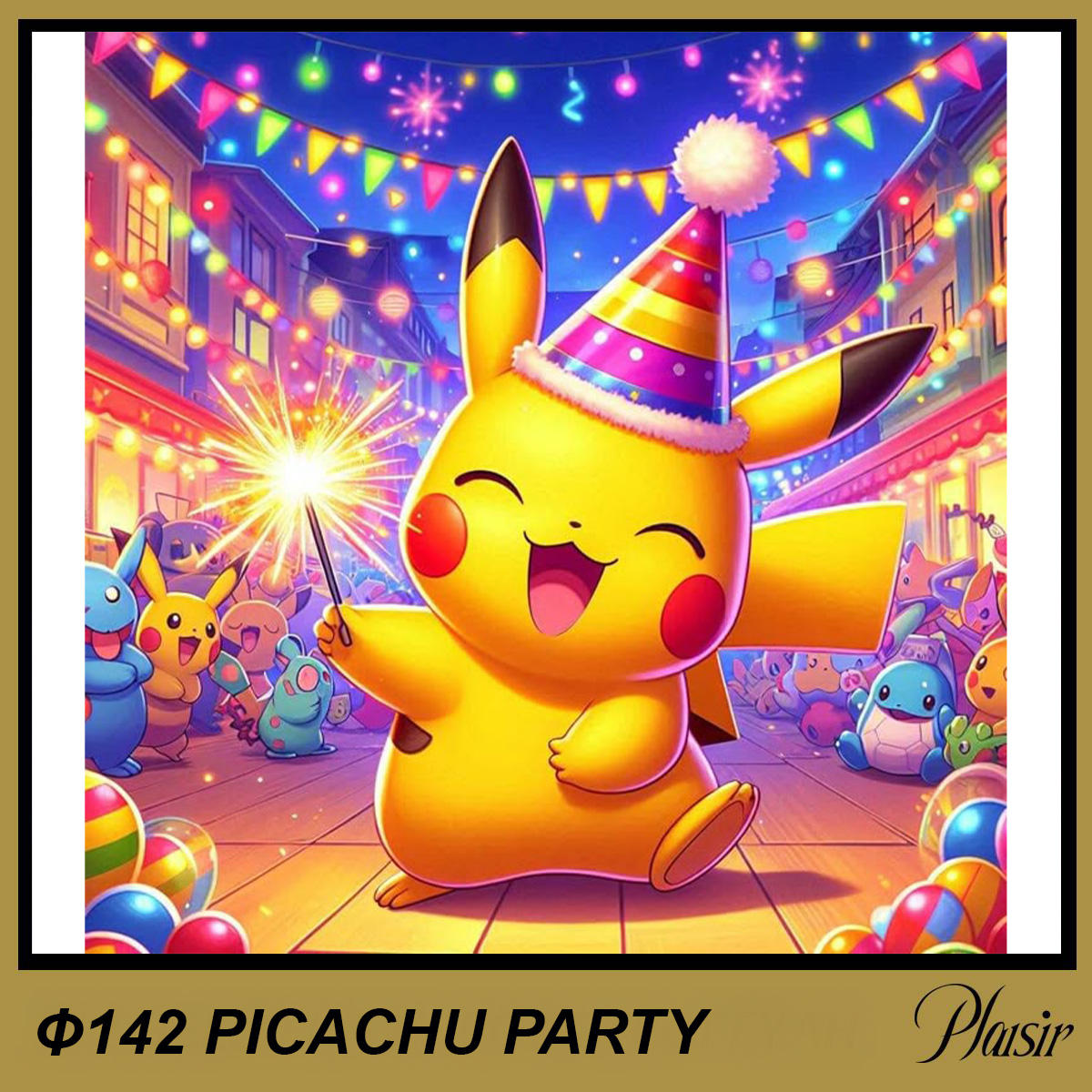 Φ142 Picachu Party - Plaisir